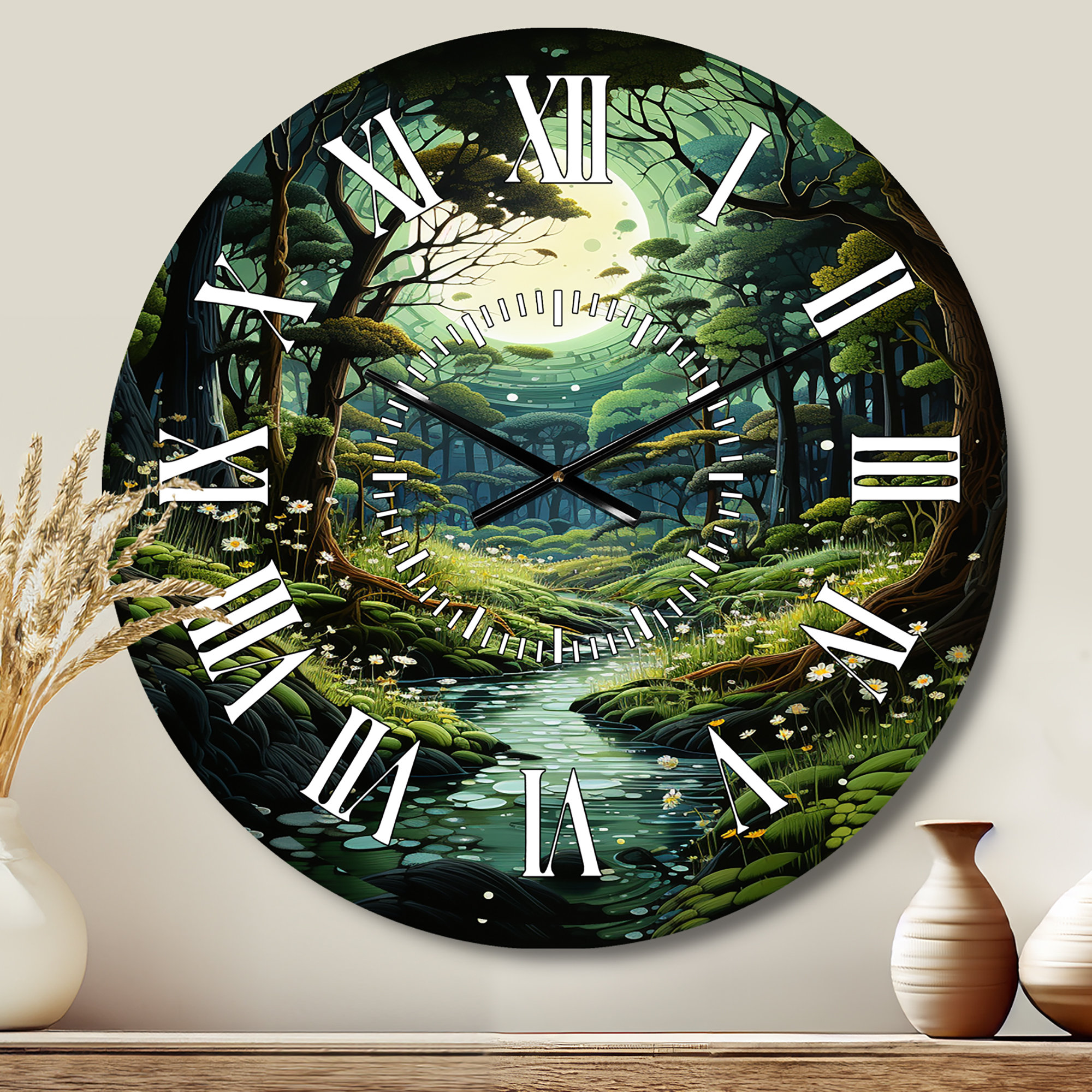 Red Barrel Studio® Forest Enchanted Forest Pastoral I - Forest Face ...