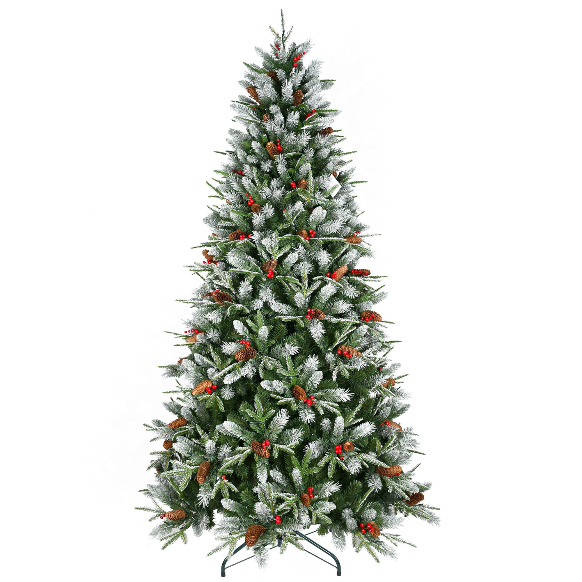 Alcott Hill® 7FT Christmas Tree With 450 Warm White LED Lights – 2178 ...