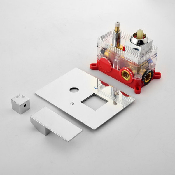 INLE Wall Mounted Shower System with Handheld Shower | Wayfair