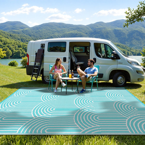 George Oliver Botho Outdoor Rugs Durable PP Mat for Outdoor Use Area ...