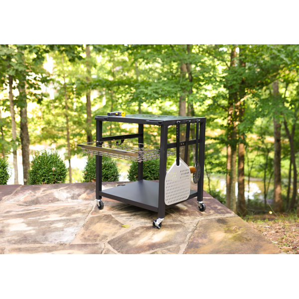 NUUK Stainless Steel 30IN Outdoor Pizza Oven Table & Reviews | Wayfair