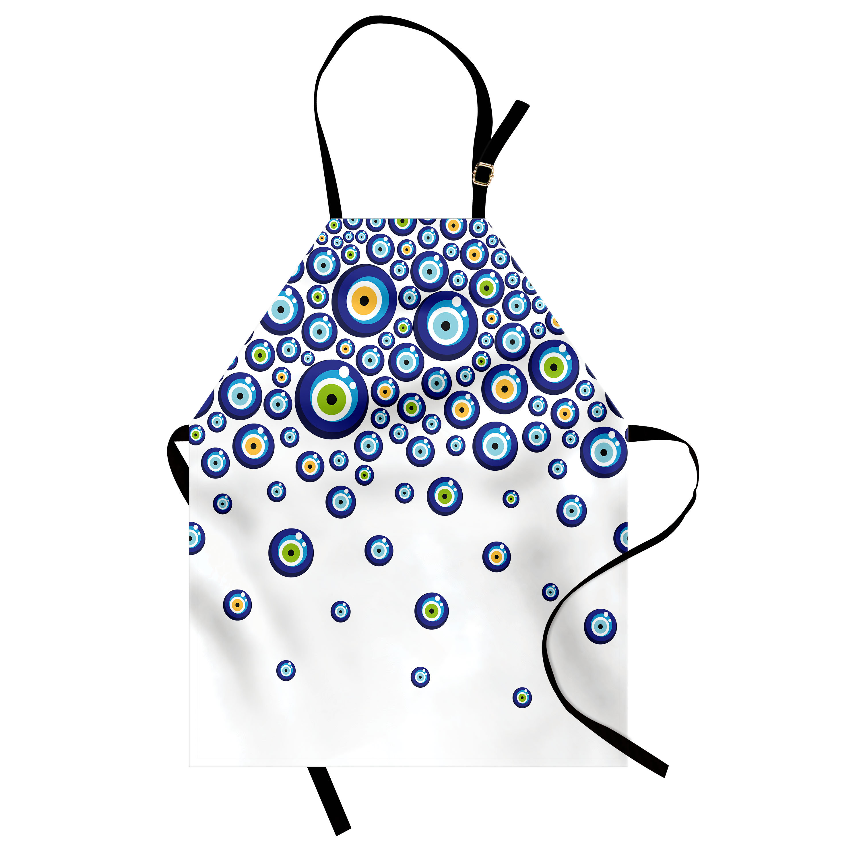 East Urban Home Blue Apron, Cooking Gardening, Adult Size, Blue Green ...