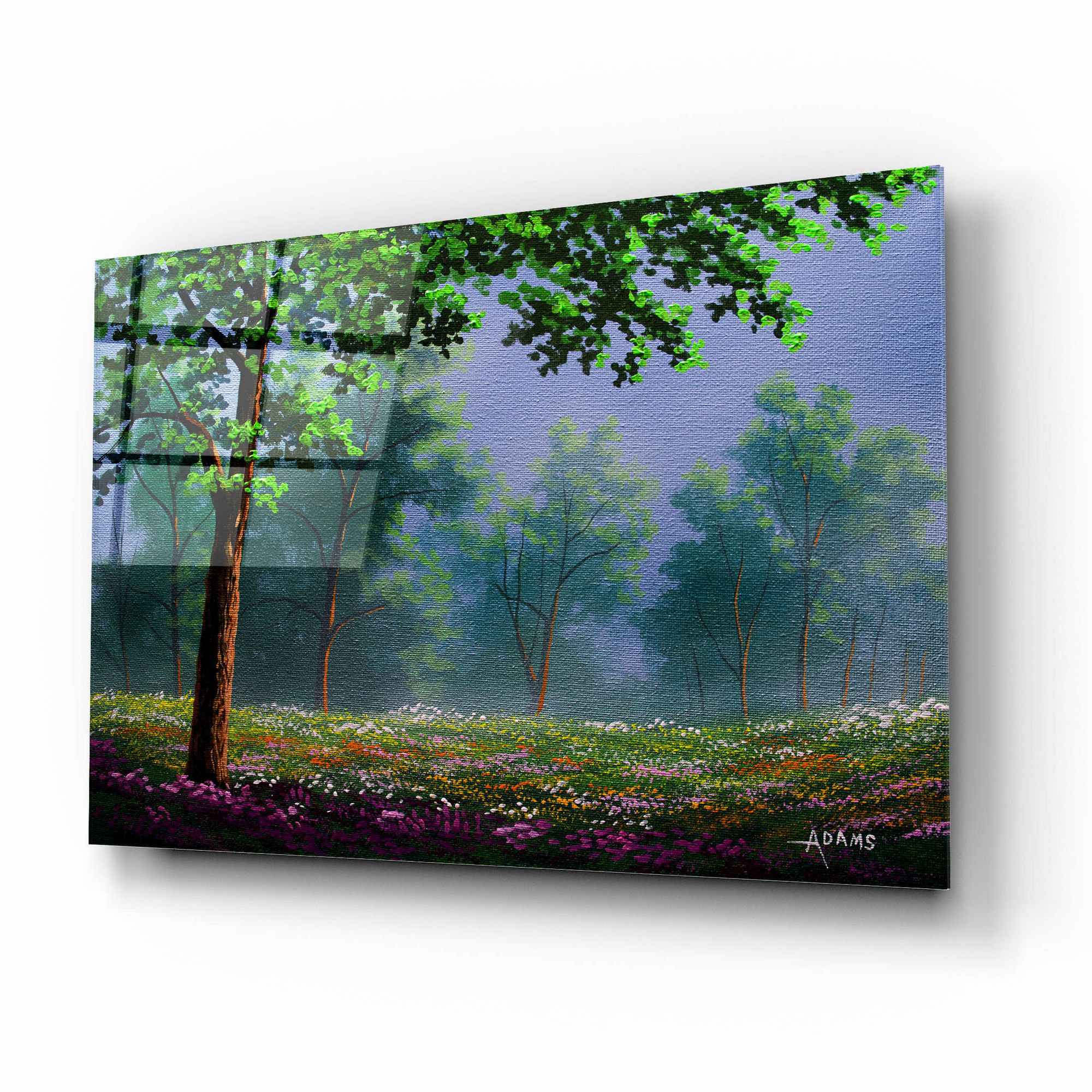 Wildon Home® 'Misty Morning' By Gary Adams, Acrylic Glass Wall Art, 36 ...
