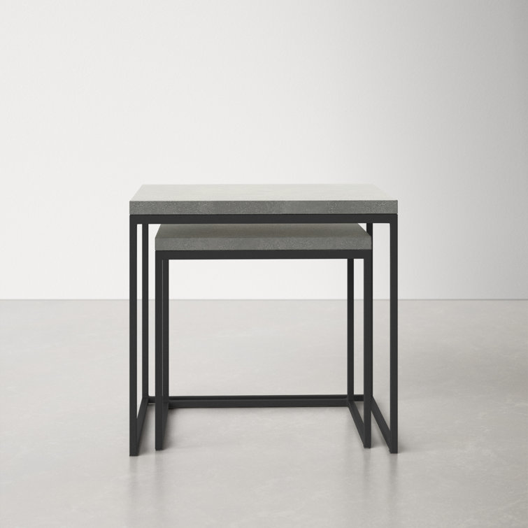 Silka Stone Nesting End Table | AllModern