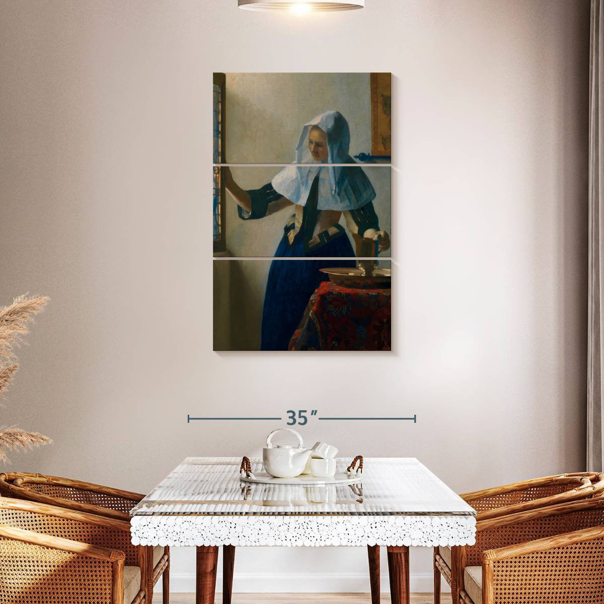 Lark Manor™ Leisha Young Woman With A Water Pitcher 1662 | Wayfair