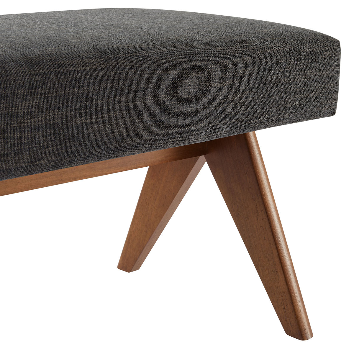 Modway Lyra Fabric Upholstered Bench & Reviews | Wayfair