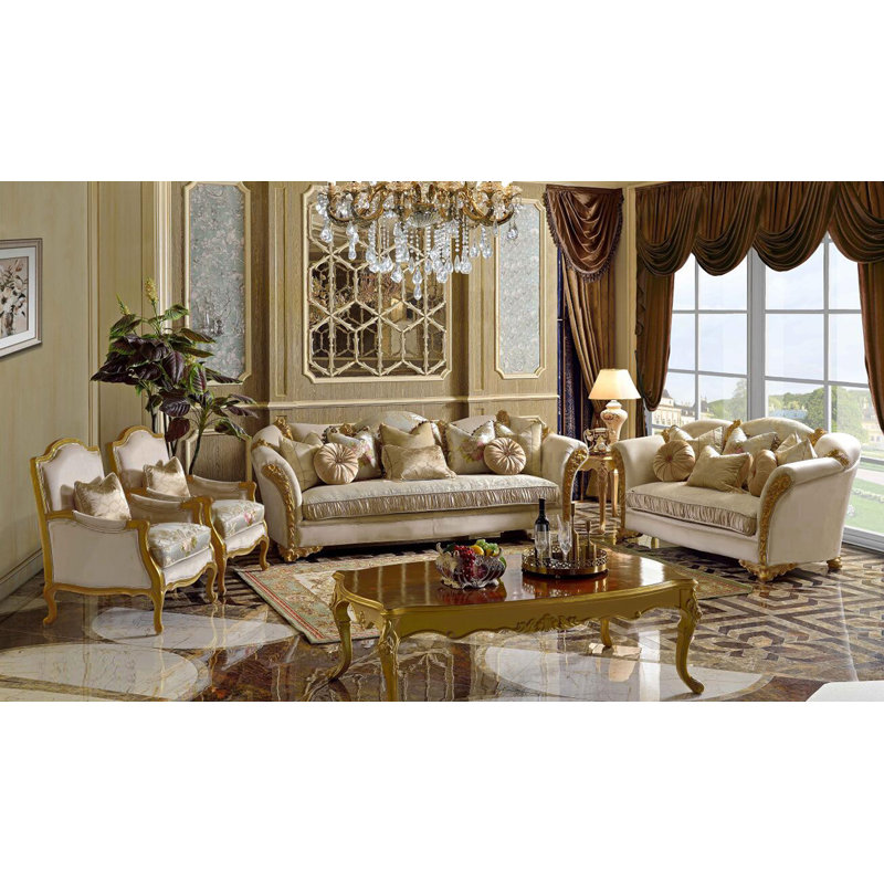 House of Hampton® Elexys 4 Piece Living Room Set | Wayfair
