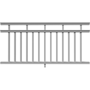 INTEX Providence Three Line Level Rail Kit PVC Porch and Stair Railing ...