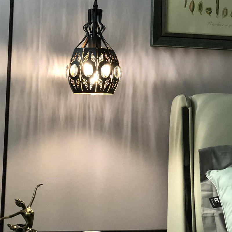 17 Stories Hanging Lamp Lights Plug in Pendant Light, Vintage Rustic ...