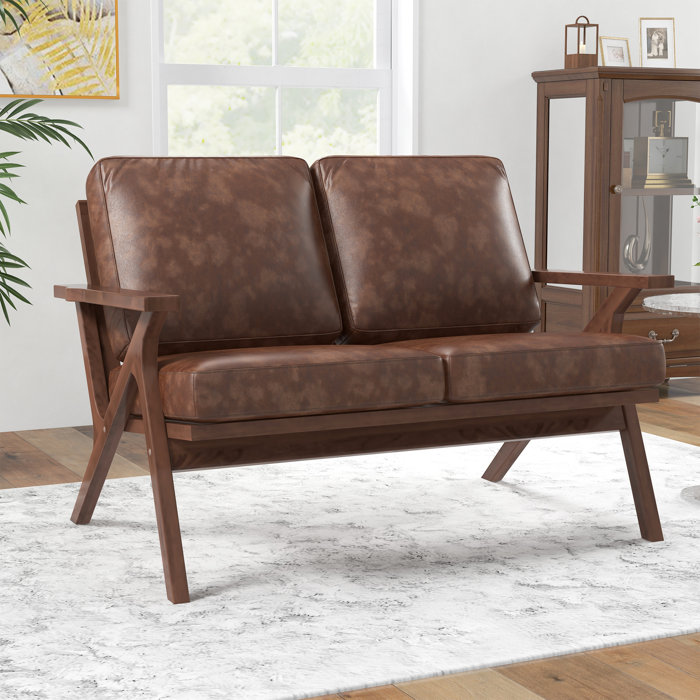 George Oliver Kellei 51.57'' W Mid Century Modern Retro Solid Wood ...