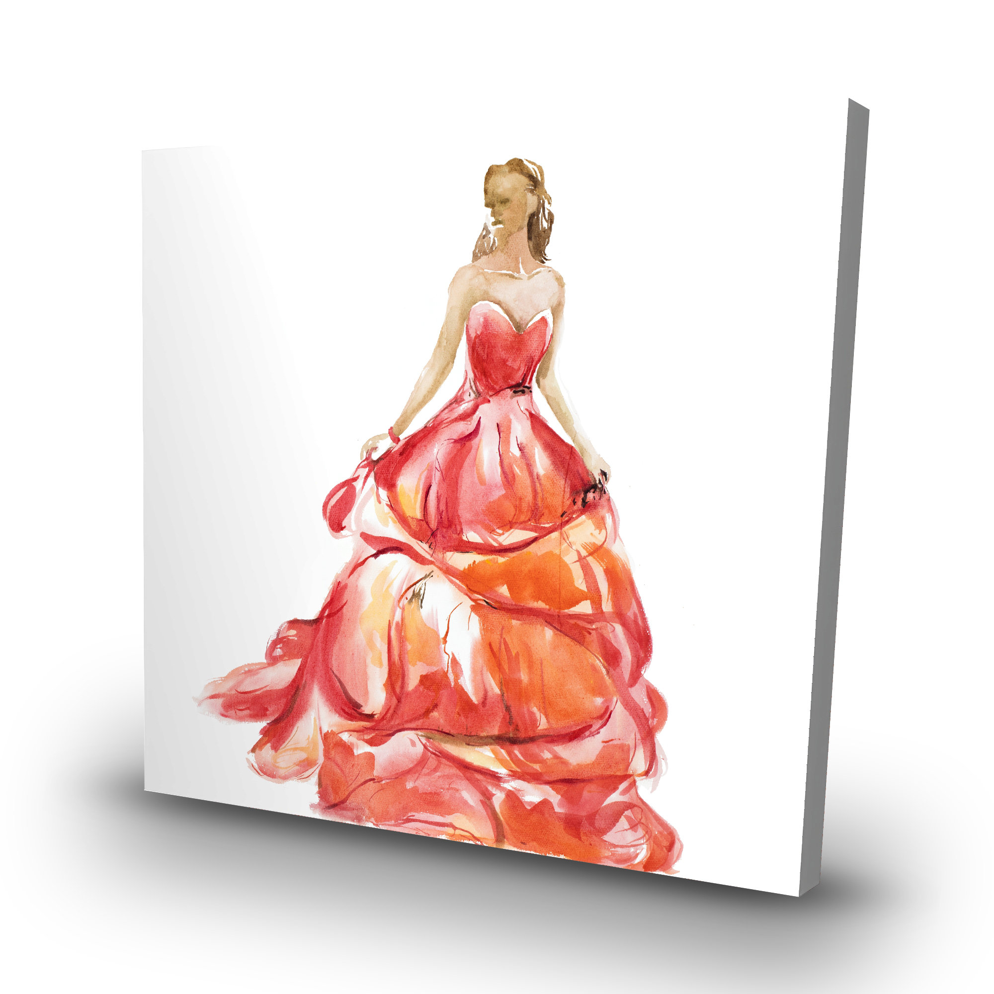 Begin Edition International Inc. Beautiful prom dress - 32"x32" art on ...