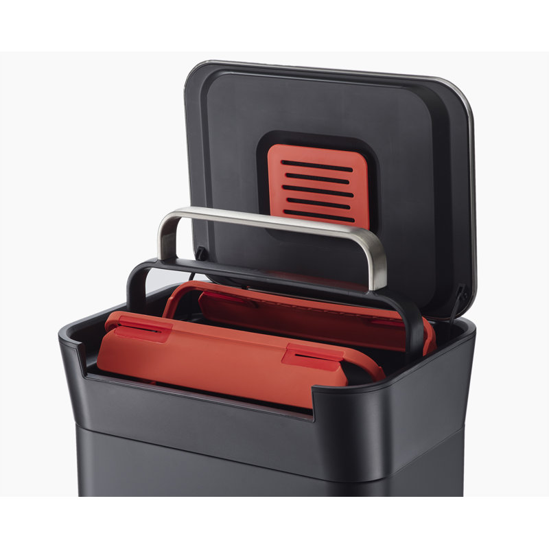 trash compacting bin