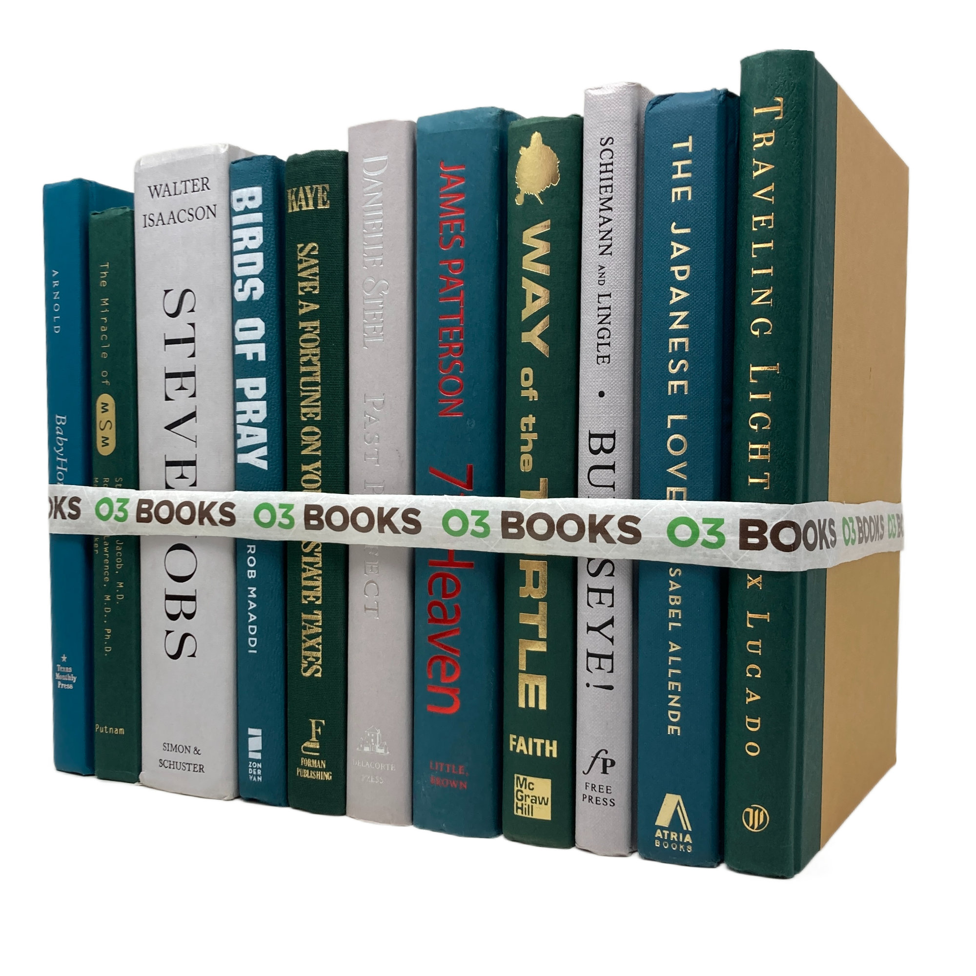 Red Barrel Studio® Emerald Shores Decorative Books Teal, Green and ...