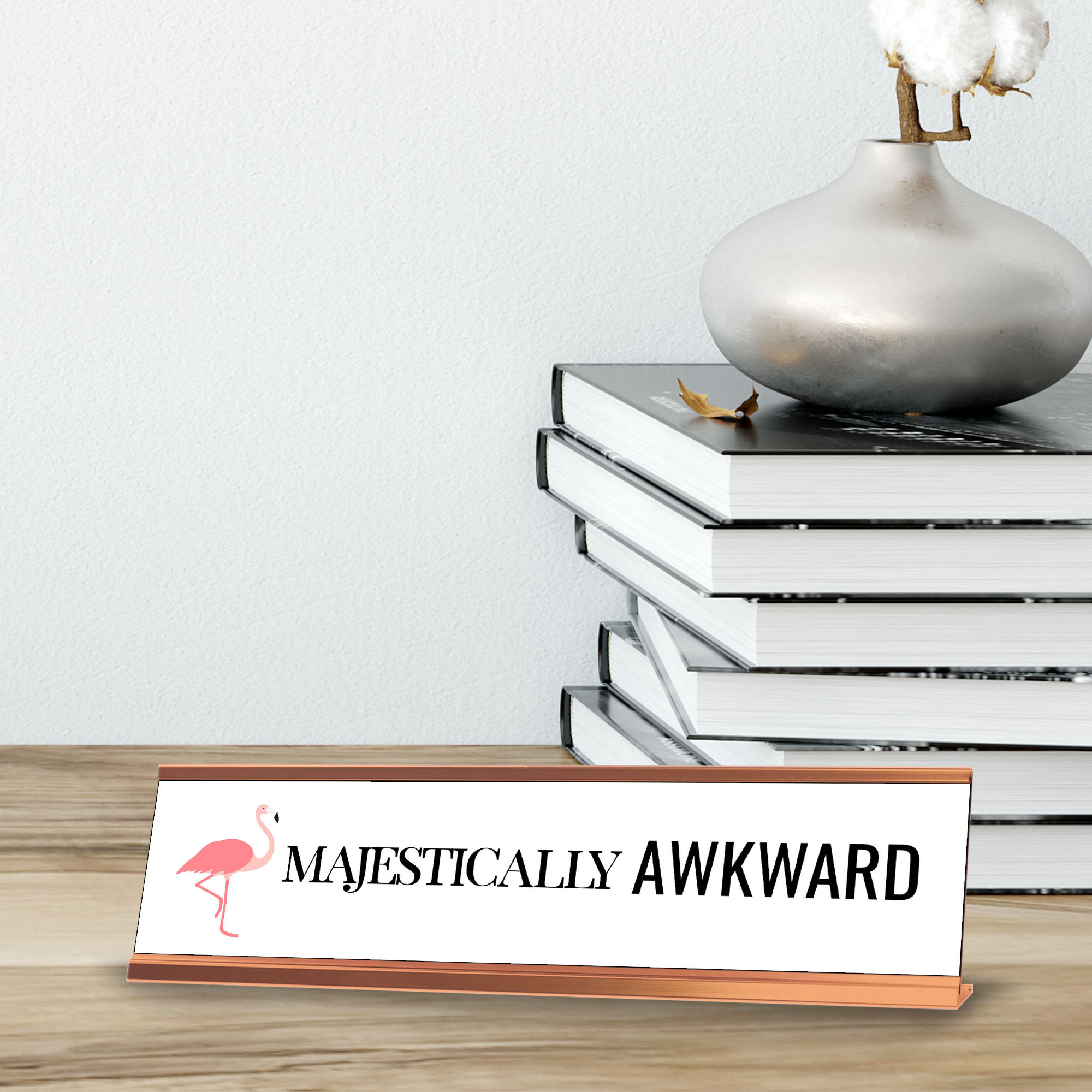 Signs ByLITA Majestically Awkward Desk Sign | Wayfair