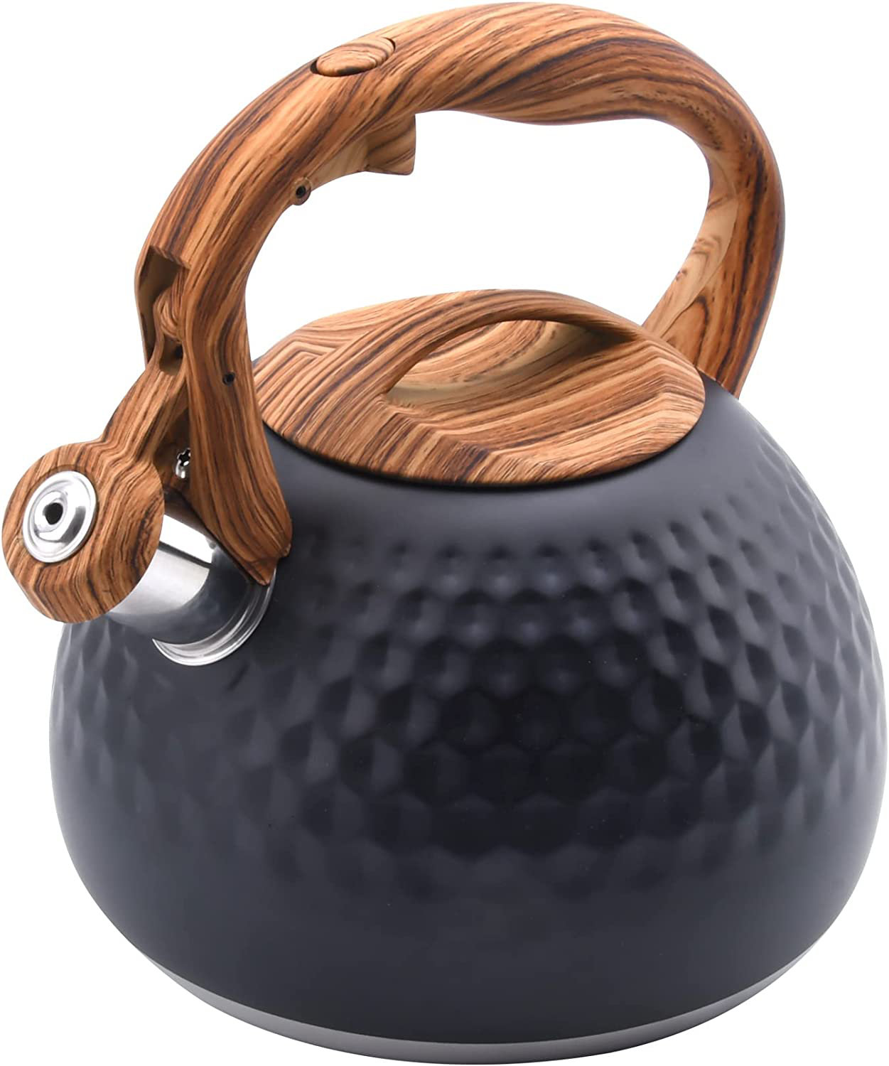 KD Tea Kettle, 3.2 Qt Stainless Steel Whistling Tea Kettle For Stove ...