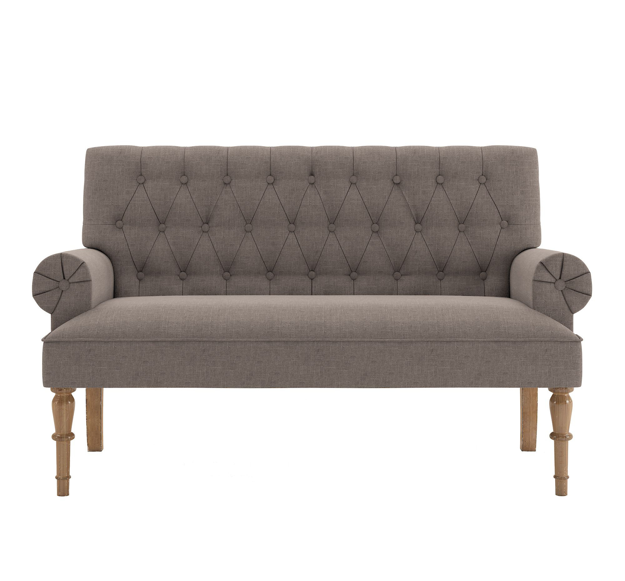 Laurel Foundry Modern Farmhouse Molloy 59" Rolled Arm Settee & Reviews ...