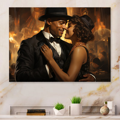 Lark Manor™ Harlem Historical Couple Portrait I - African American Art ...
