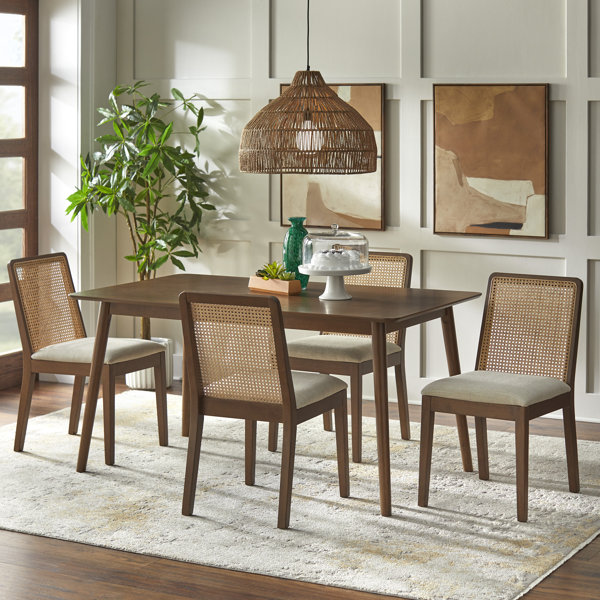 TMS Newington Cane Dining Set & Reviews | Wayfair