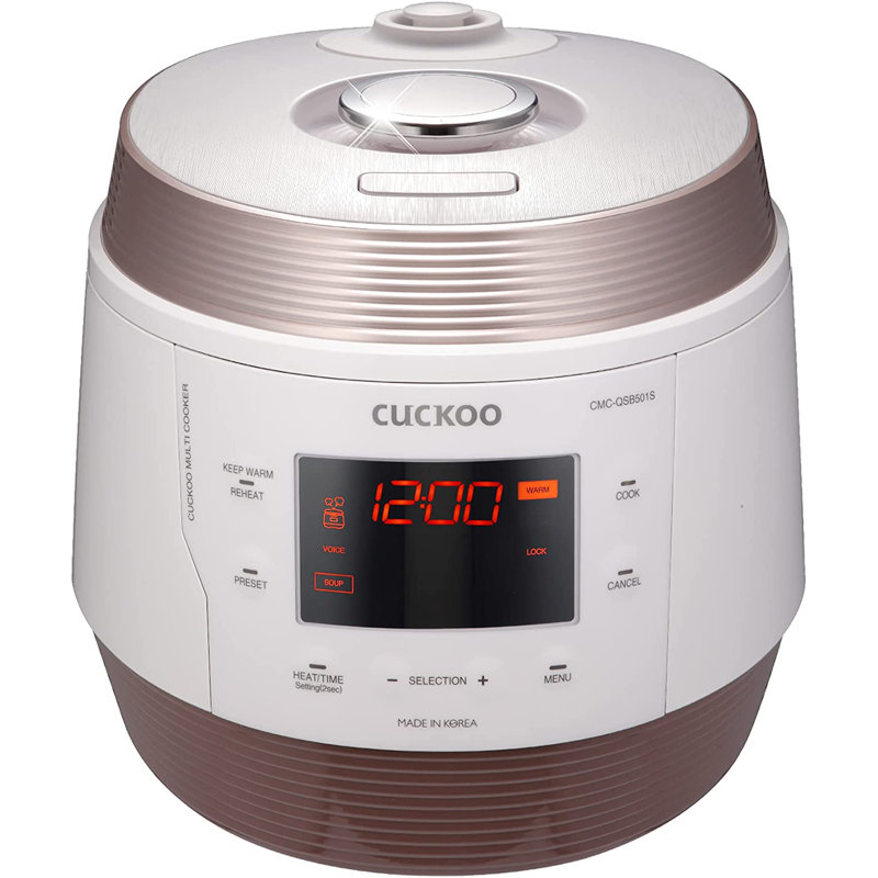 Cuckoo Electronics CUCKOO CMC-QSB501S 5QT Electric Pressure Cooker with ...