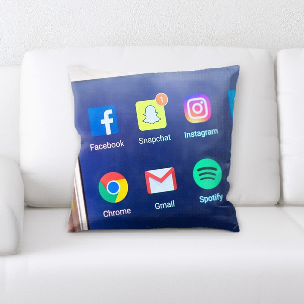 Latitude Run® Montmiral Social Media Throw Pillow | Wayfair