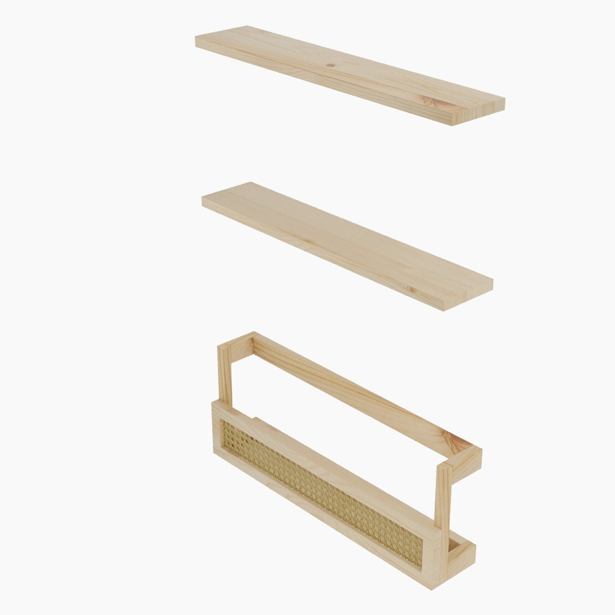 Bayou Breeze Bocko Natural Wood | Wayfair