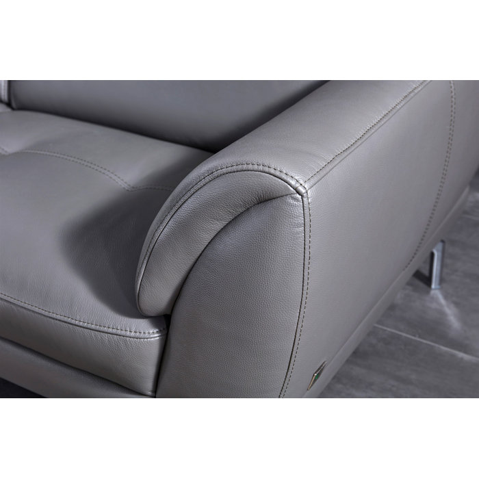 Orren Ellis Brinn Upholstered Sectional & Reviews | Wayfair