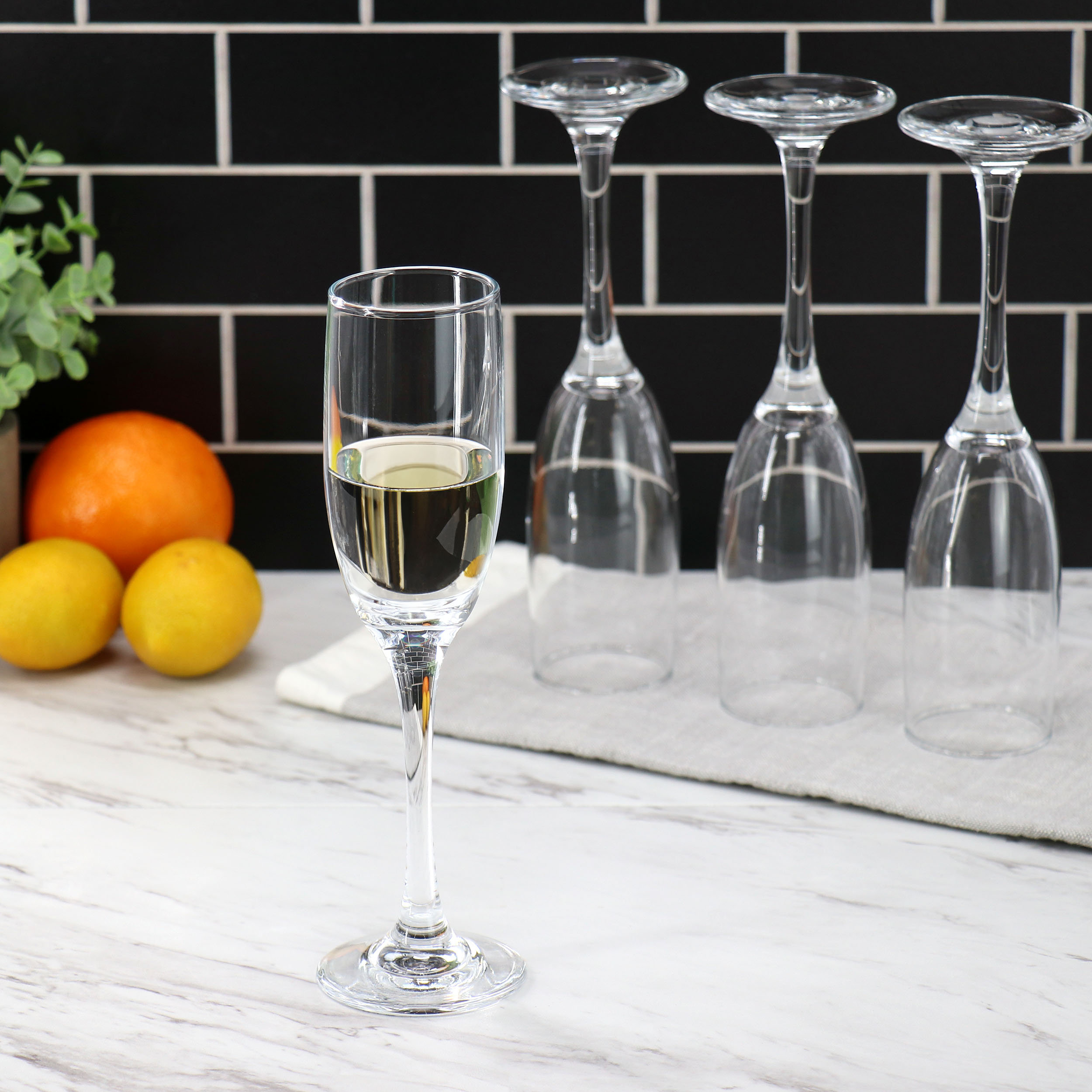 Gibson Home Belinni 4 Piece 6.4oz Fluted Champagne Glass Set - Wayfair Canada