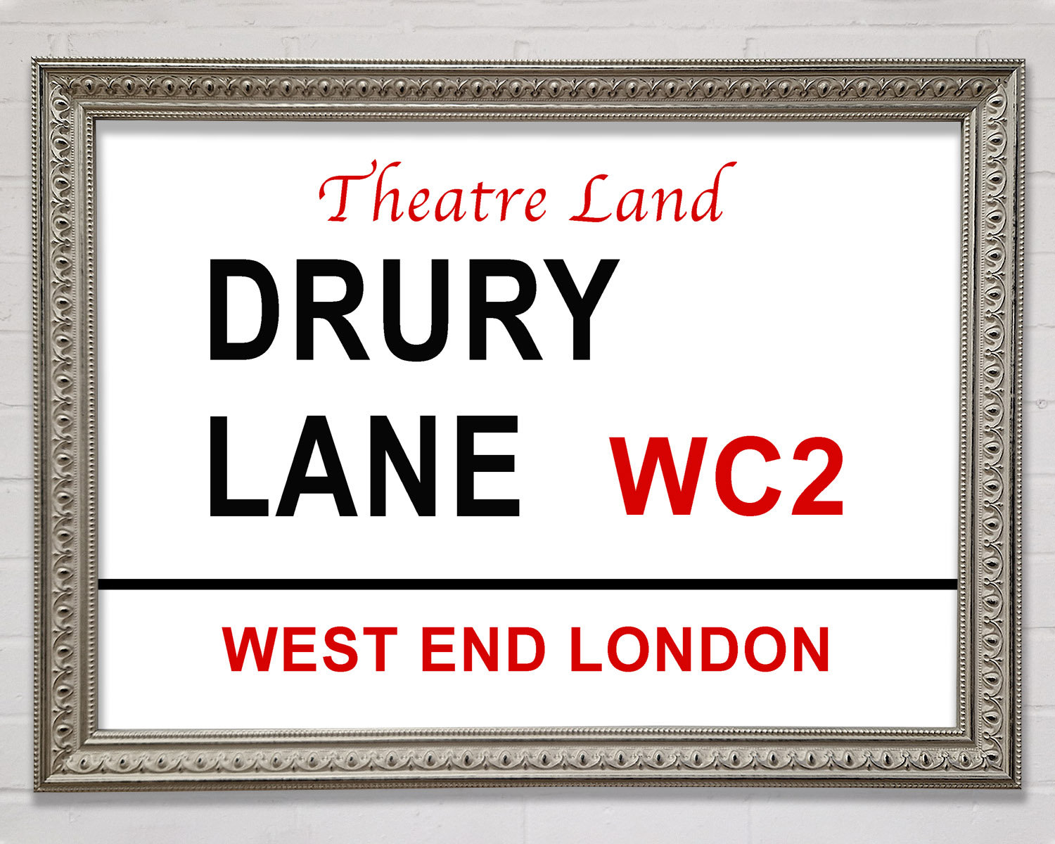 Bright Star Drury Lane Signs - Print | Wayfair.co.uk