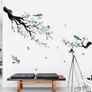 Removable Trees And Flower Wall Decals You'll Love | Wayfair