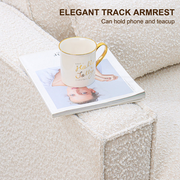 Ebern Designs Taufner 93'' Upholstered Sofa | Wayfair