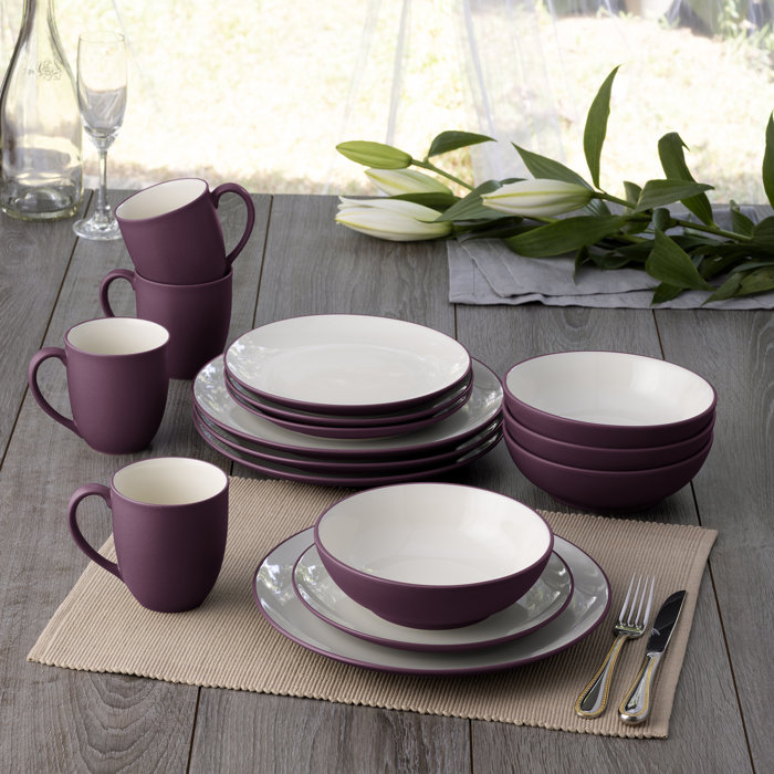 Noritake Colorwave 16-Piece Coupe Dinnerware Set, Service for 4 ...