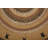 VHC Brands Kettle Grove Jute Rug Half Circle Stencil Stars 16.5X33 ...