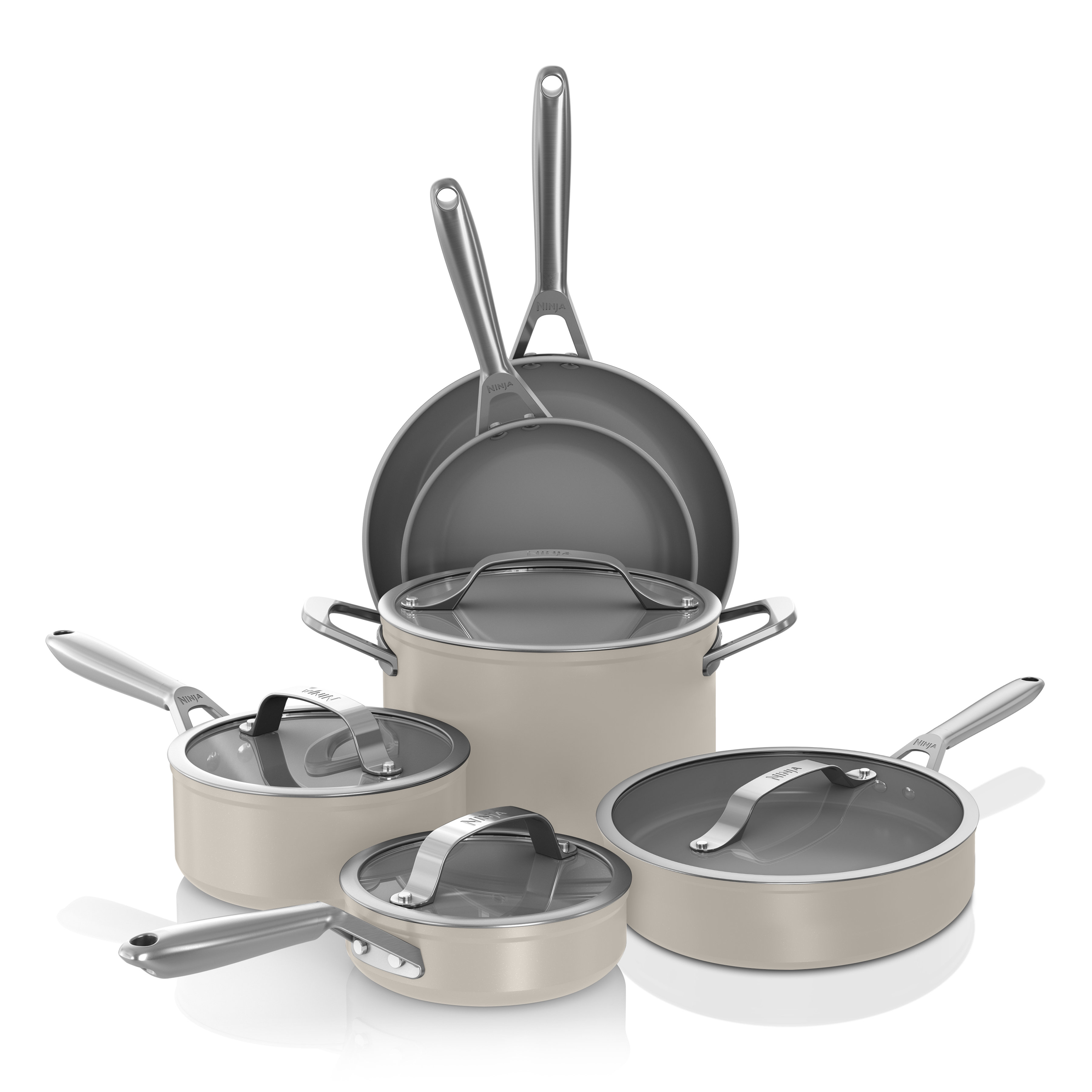Ninja Neverstick Ceramic Pro 10-piece Cookware Set & Reviews | Wayfair