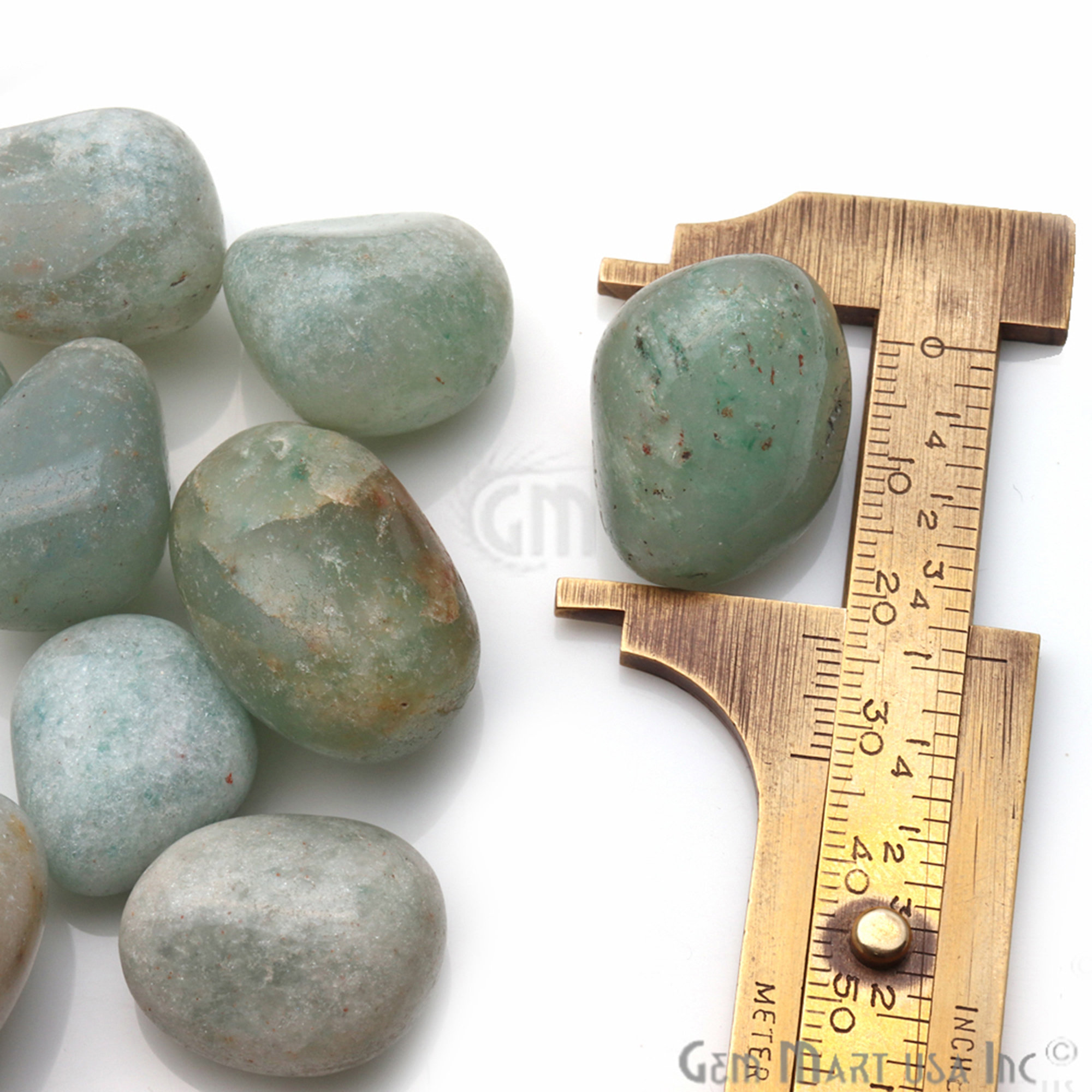 GemMartUSA Aventurine Tumbled Stone, Gemstone Reiki Healing Stones ...