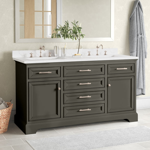 Gray Bathroom Vanities You'll Love | Wayfair