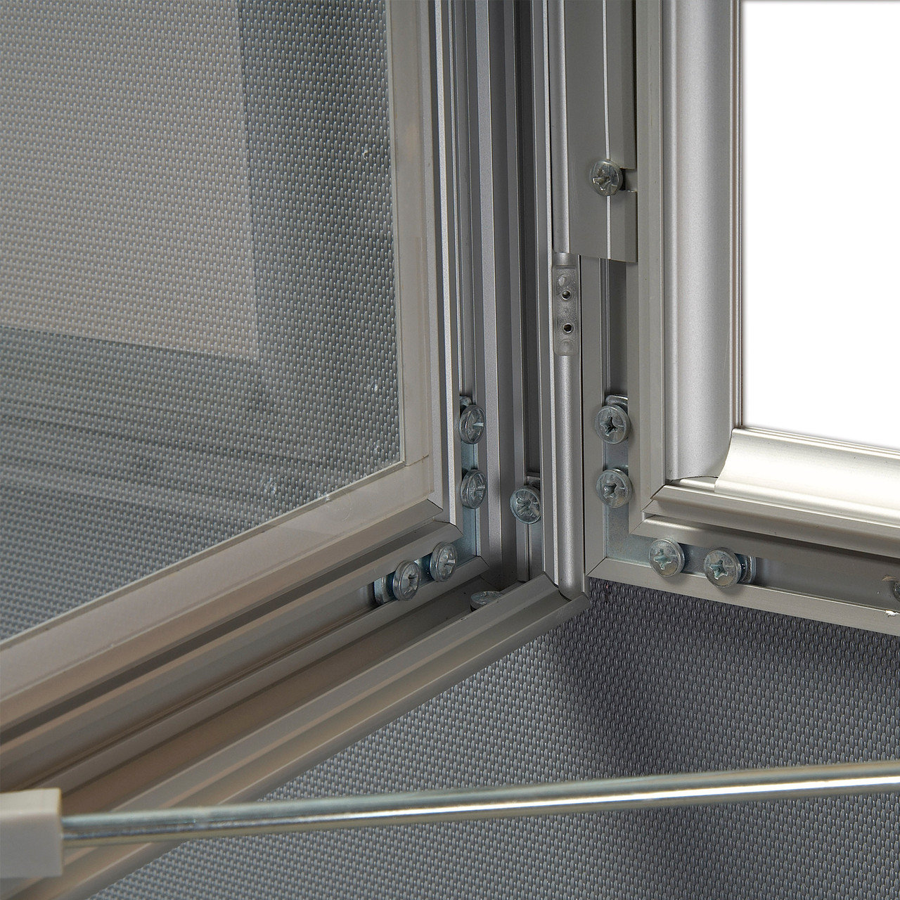 Azar Displays Large Enclosed Magnetic Message Board w/ Lock & Key ...