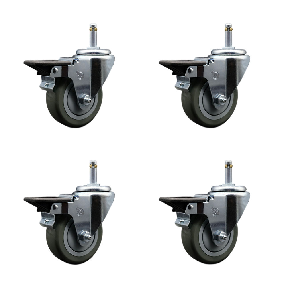 Service Caster Grip Ring Stem Caster | Wayfair