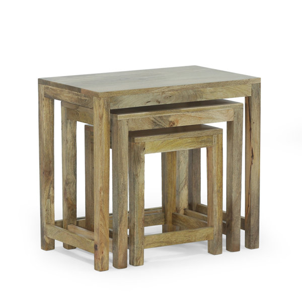 Millwood Pines Solid Wood Nesting Tables & Reviews | Wayfair