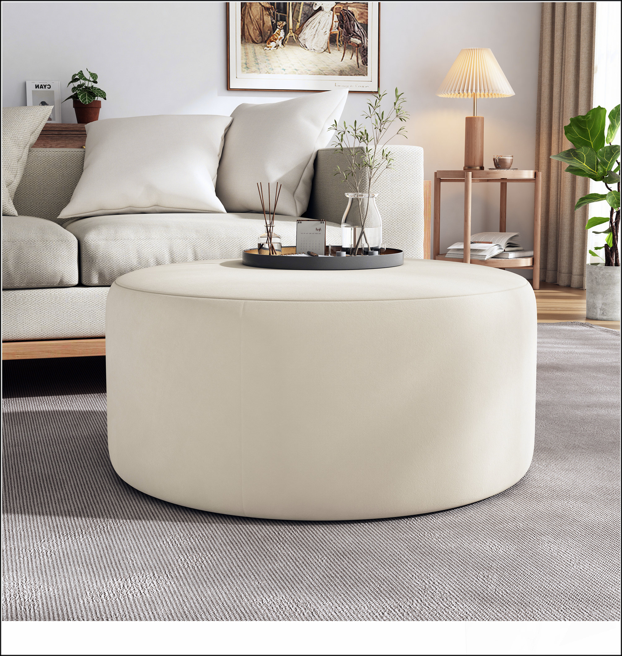 Hokku Designs Ottoman Comfortable choice, multiple functions, classic ...