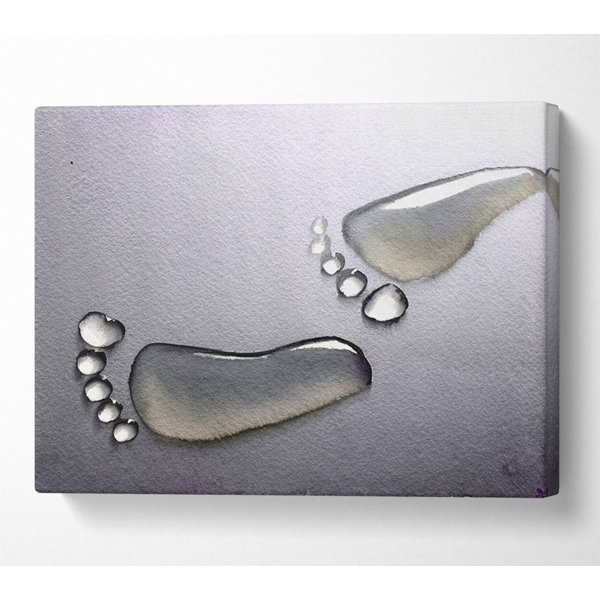House of Hampton Water Footprints - Wrapped Canvas Art Prints | Wayfair ...