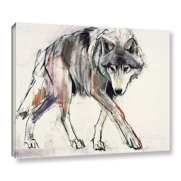 Millwood Pines " Wolf " Painting Print - Wayfair Canada