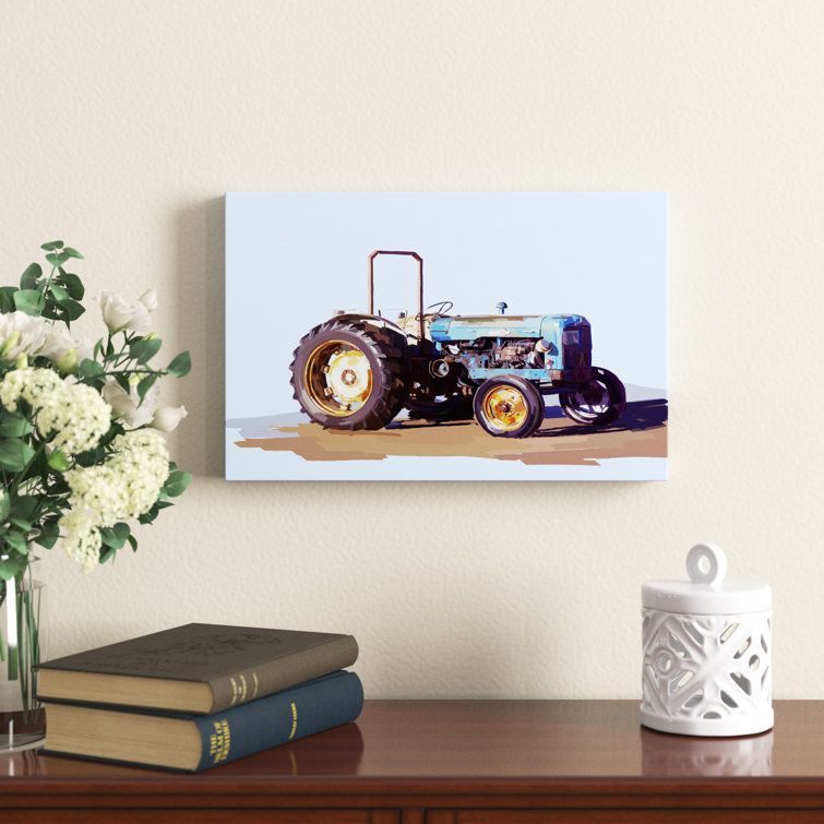 Lark Manor Vintage Tractor I by Emily Kalina - Painting Print | Wayfair ...