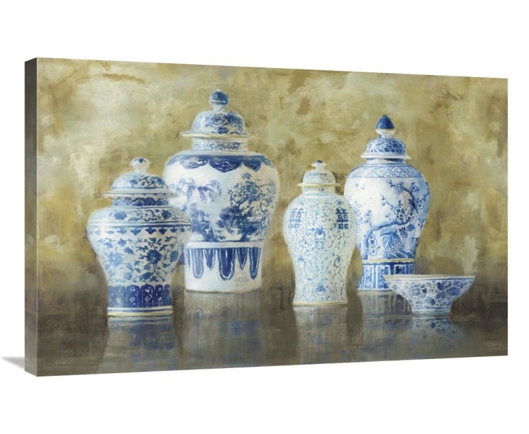 Bless international 'Ginger Jar Still Life v.2' Print | Wayfair