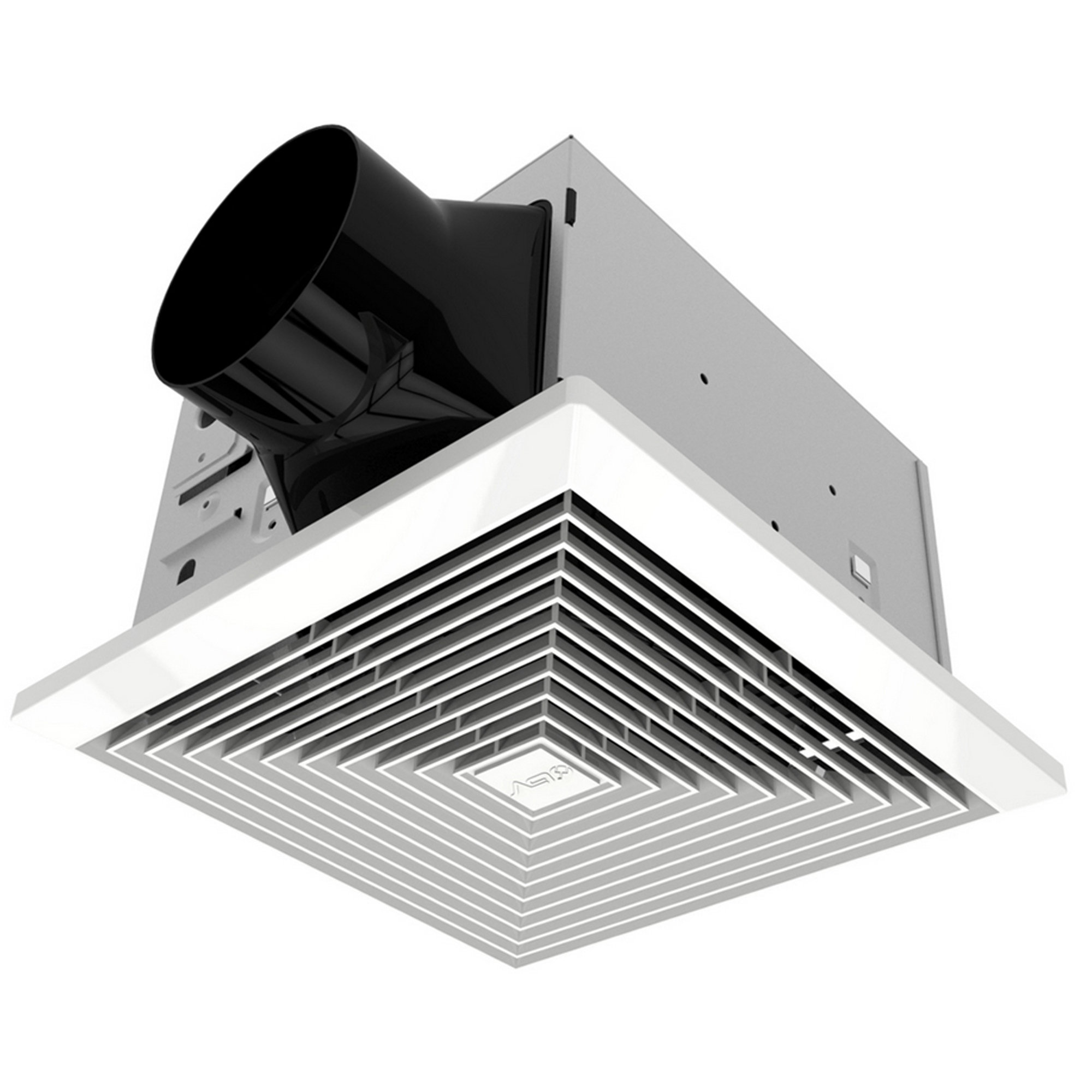 Bv 90cfm Bathroom Exhaust Fan 0.9 Sone 4" Duct Collar, Room Up To 80-90 ...