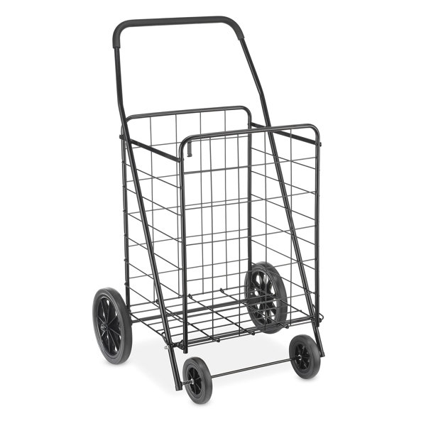 COAHAHA Extra Large Utility Cart – Heavy Duty Alloy Steel With Easy ...