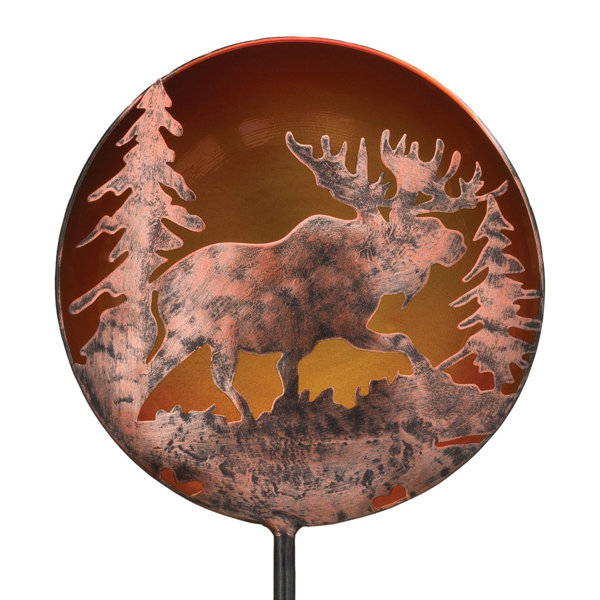 Regal Art & Gift Night Sky Solar Stake - Moose | Wayfair