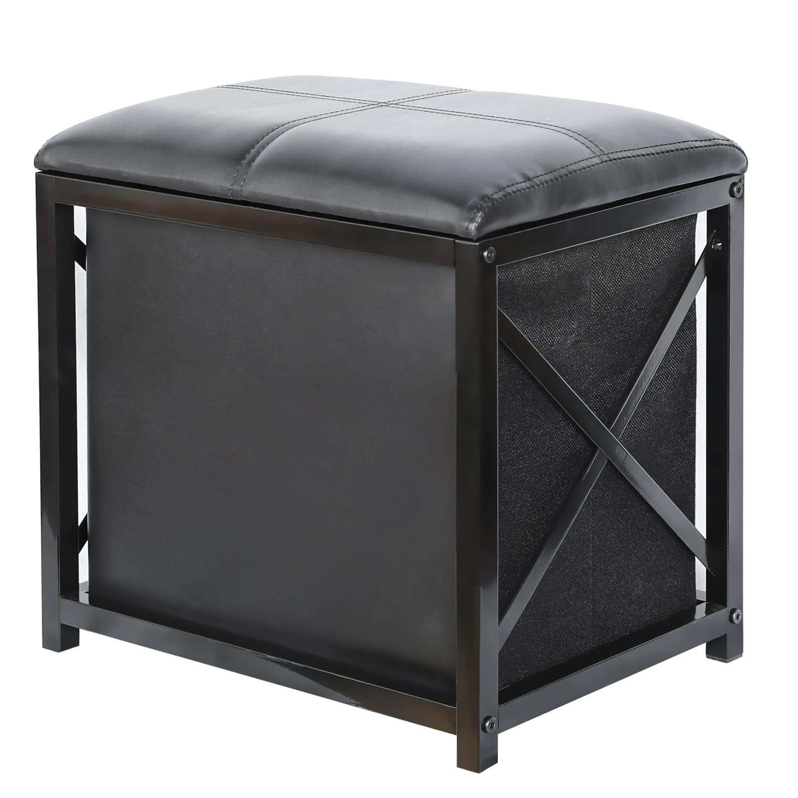 Gracie Oaks Somer Unfinished Iron Accent Stool | Wayfair