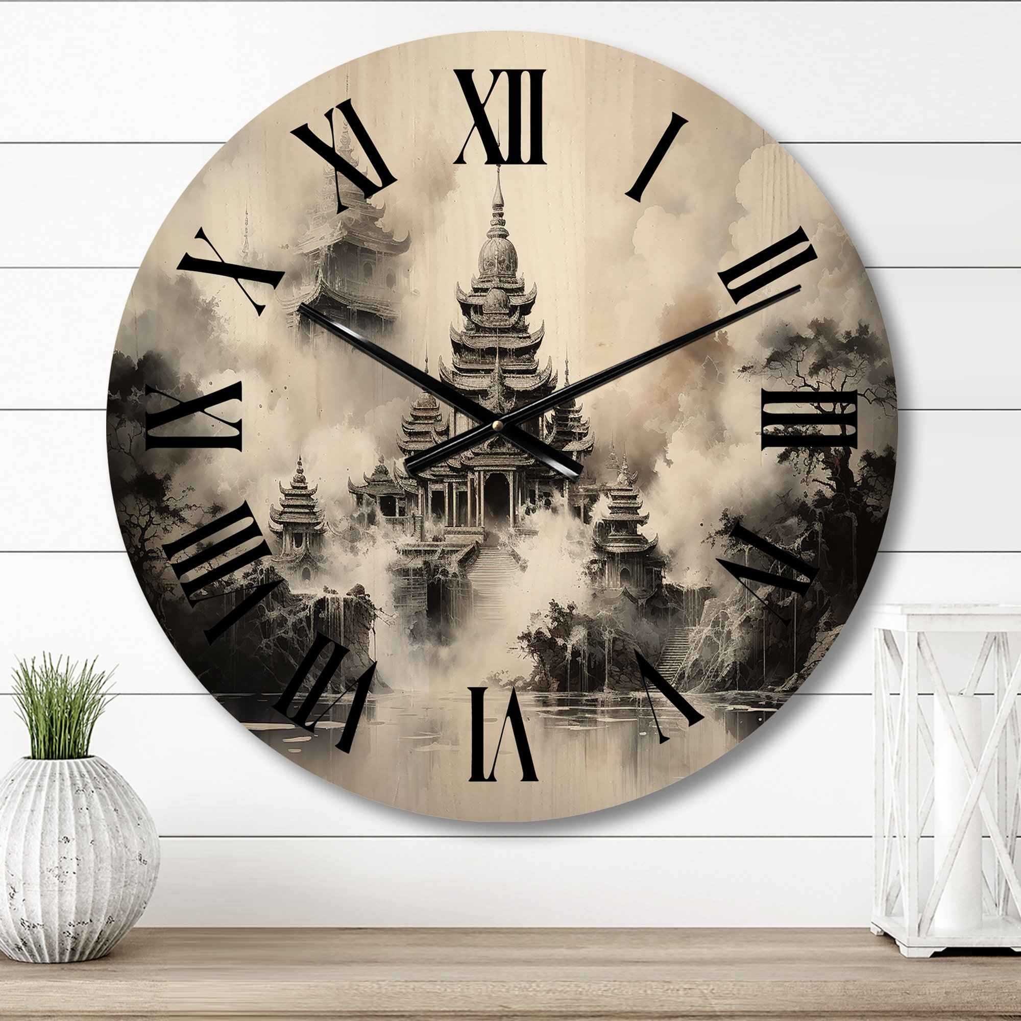 East Urban Home Thailand Temple Spiritual Glow II - Thailand Oversized ...