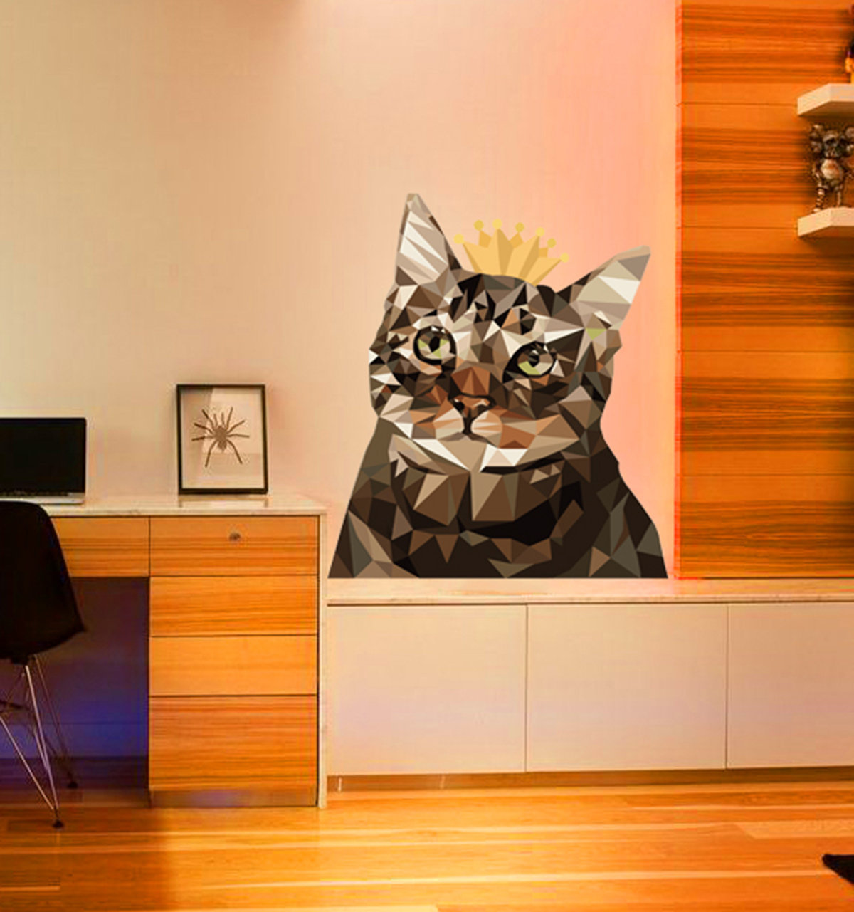 Trinx Cat Wall Decal | Wayfair