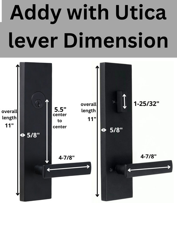 Weslock Complete Transitional Entry Lever Set with Deadbolt & Reviews ...